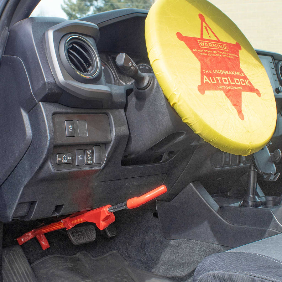 Unbreakable Locks - Quickly secure your vehicle’s brake pedal