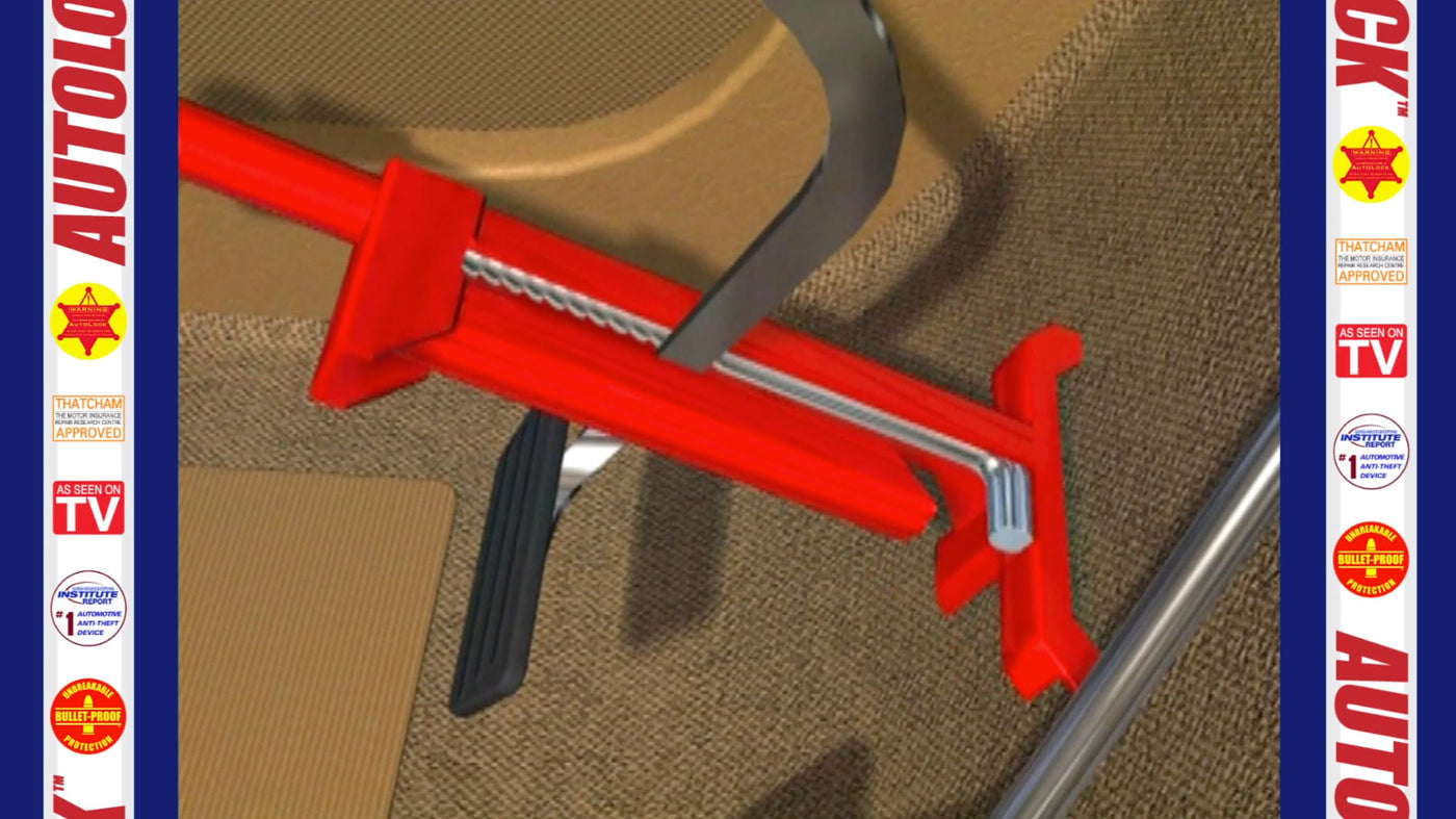 Unbreakable Locks - Quickly secure your vehicle’s brake pedal